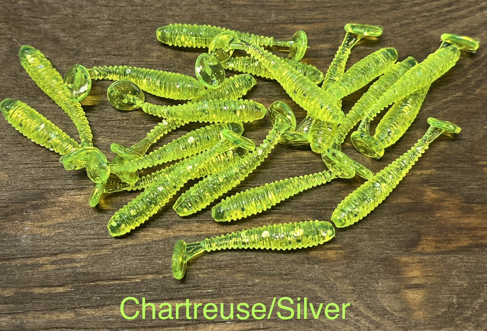 1.5” Paddle Tail Swimbait Soft Plastic Keitech Style Perch Crappie ...