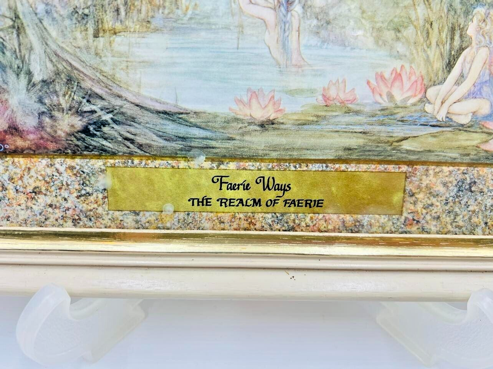 1980s Joy Scherger Framed Original FAIRY Print: The Realm of Faerie ...