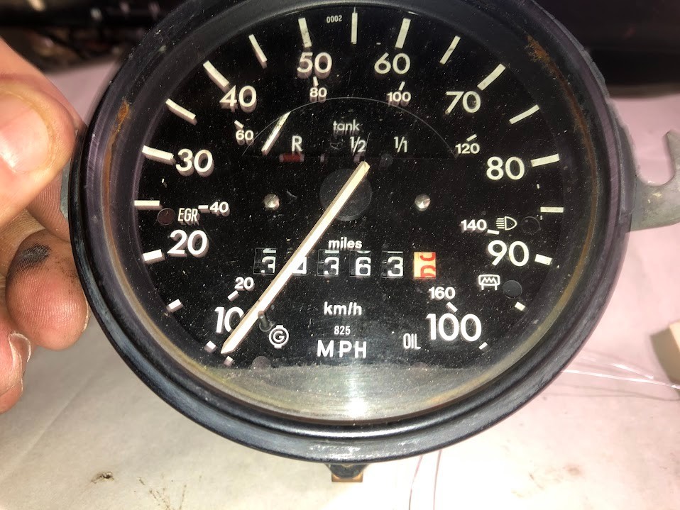 VW STANDARD Beetle Speedometer, Volkswagen 113 957 023 E Fits 71-77 | eBay