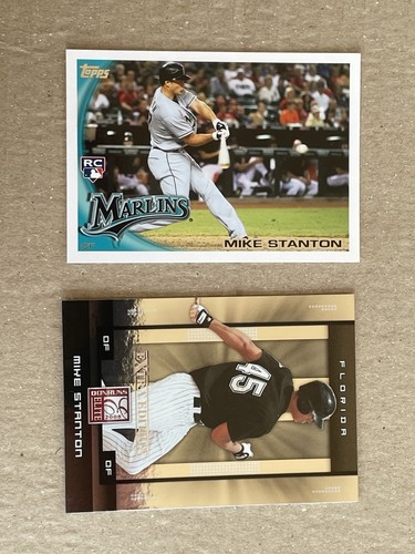 Mike Stanton 2010 Topps Update RC & 08 Elite Extra Edition | eBay