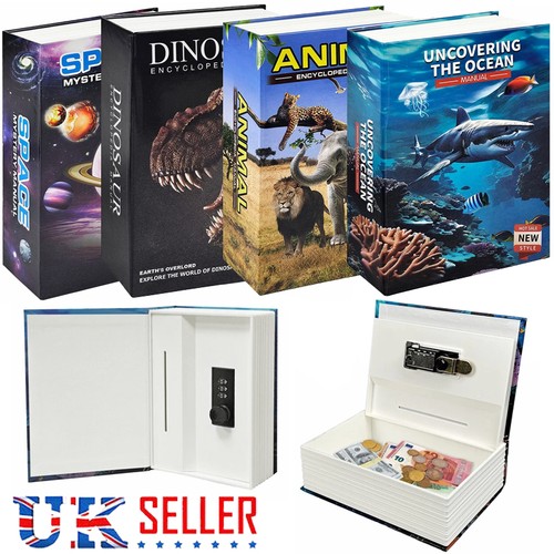 Diversion Book Safe with Combination Lock Hidden Storage Safe Lock Box ...