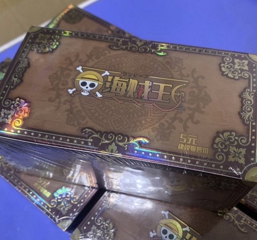 One Piece Trading Card Anime Manga Premium TCG CCG Brown Sealed Booster ...