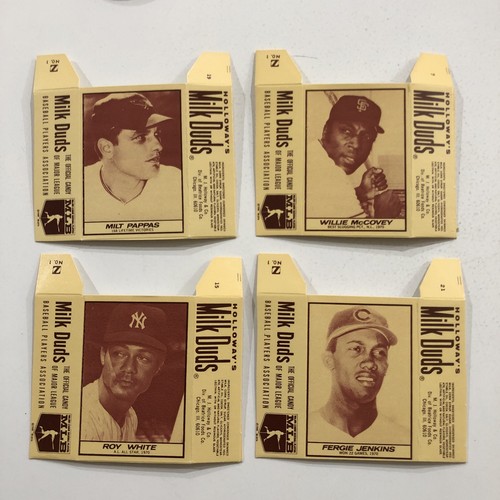 1971 MILK DUDS BASEBALL 4 CARD LOT COMBINED SHIPPING NO RESERVE CB A | eBay