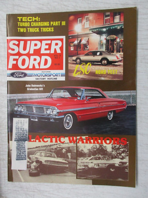 SUPER FORD MAGAZINE JAN 1986 TURBO CHARGING PART 3 LSC ROAD TEST JOHN ...