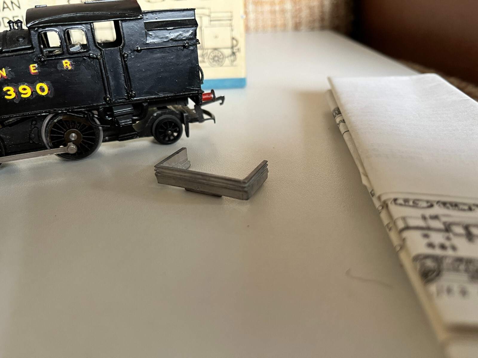 McGowan models kit built LNER 2-6-2 Class V1 V3 Locomotive 390 original ...