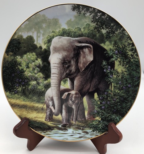 “The Asian Elephant” The Endangered Species Plate Collection by Will ...