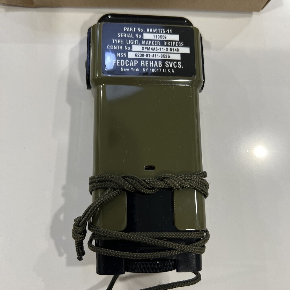 USGI IR Strobe MS2000 Light Distress Marker Strobe NVG Helmet Beacon ...