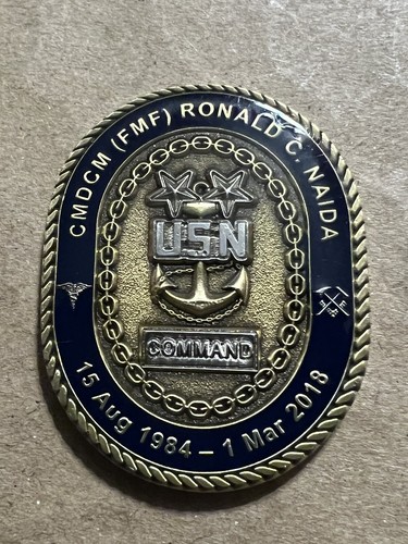 USN CMDCM (FMF) Ronald C Naida Challenge Coin | eBay