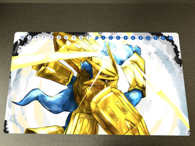 Digimon Magnamon Playmat DTCG CCG Mat Trading Card Game Mat Desk Pad ...