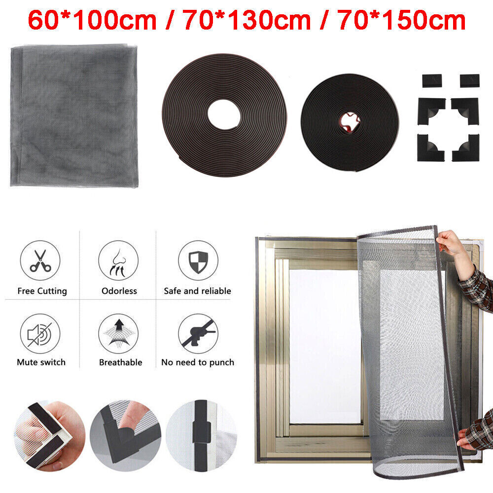 Magnetic Window Insect Screen Mesh Net Fly Mosquito Bug Netting Moth ...