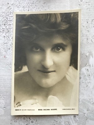 Decima Moore original photo Vintage Postcard | eBay