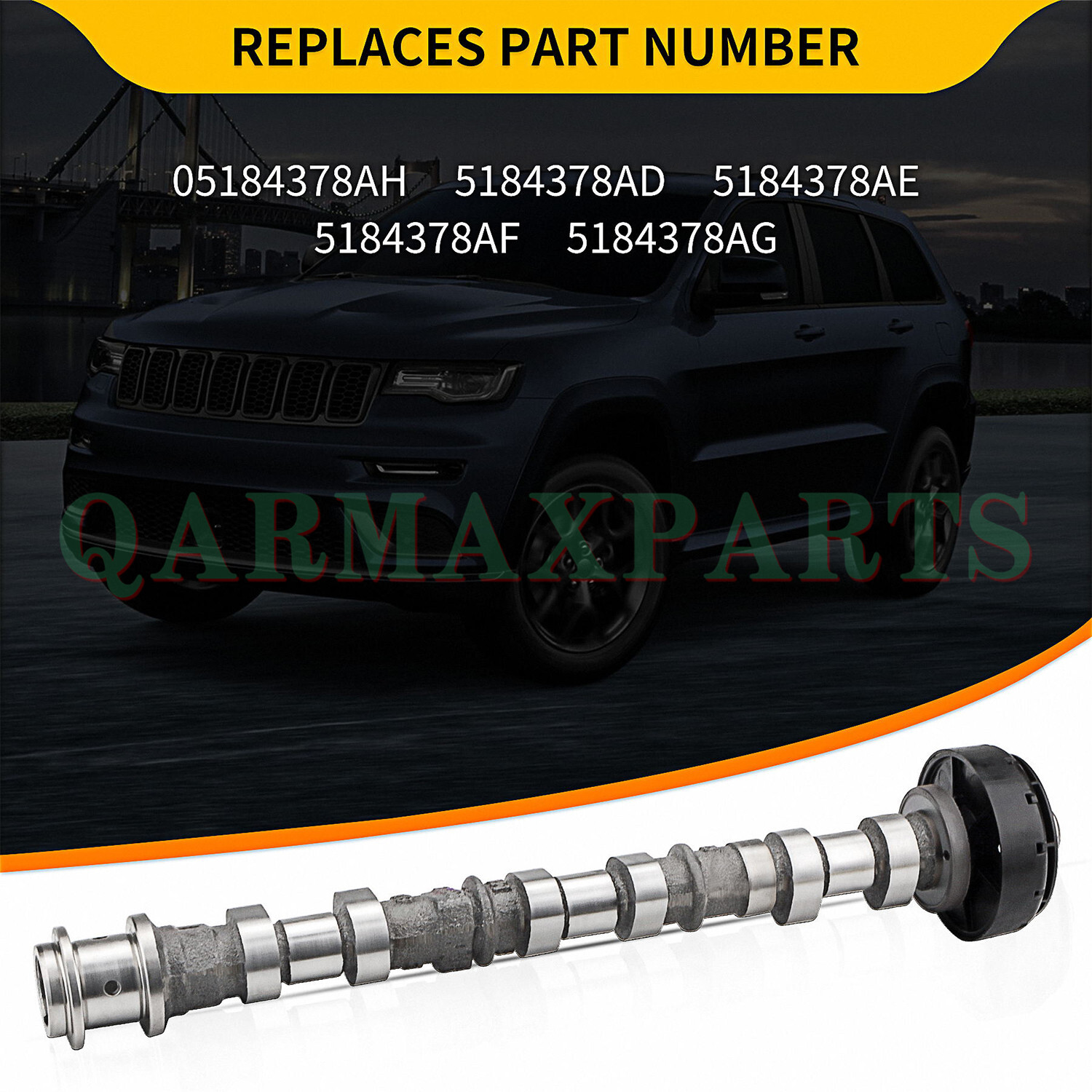 OEM Right Side Exhaust Camshaft 5184378AG for Jeep Dodge Chrysler 3.6L ...