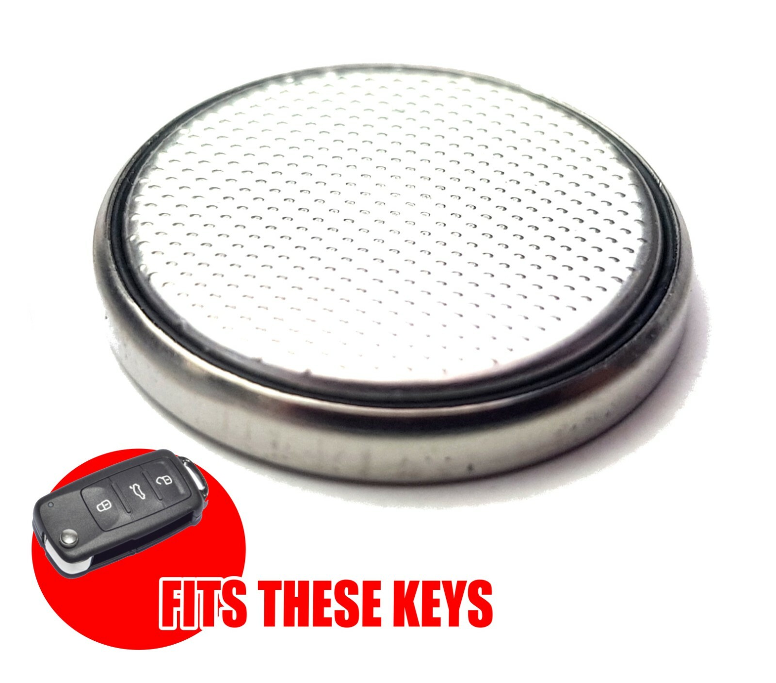 VW Passat/Polo Replacement Batteries for 2/3 Button Key Fob / Remote (1 ...