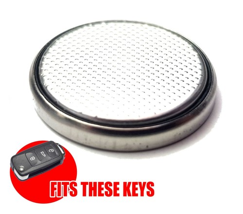 VW Passat/Polo Replacement Batteries for 2/3 Button Key Fob / Remote (1 ...