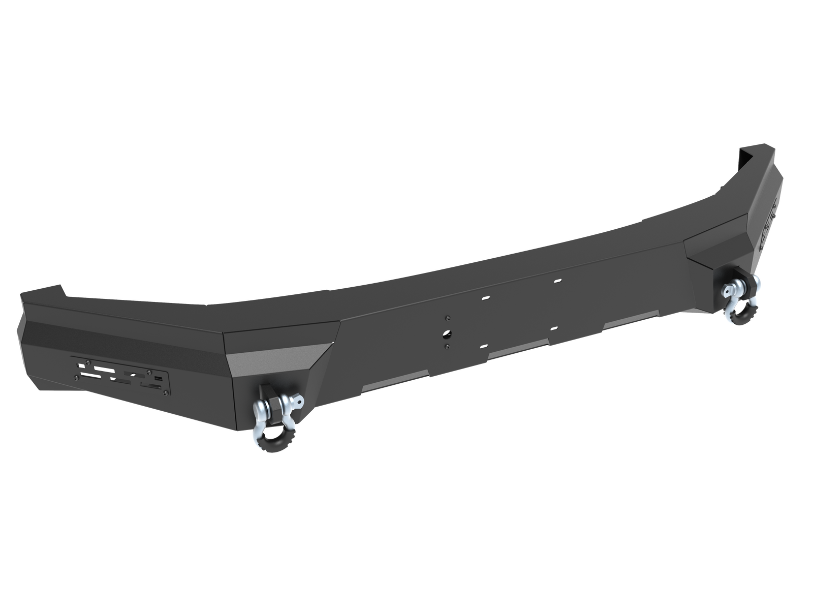 Offroad Heavy Duty Textured Front Bumper+D-Rings For 2024 2025 Tesla ...