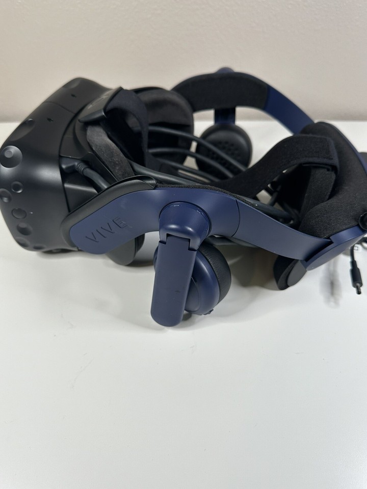 HTC Vive Pro 2 VR Headset + Link Box + Cables - Tested Working ...