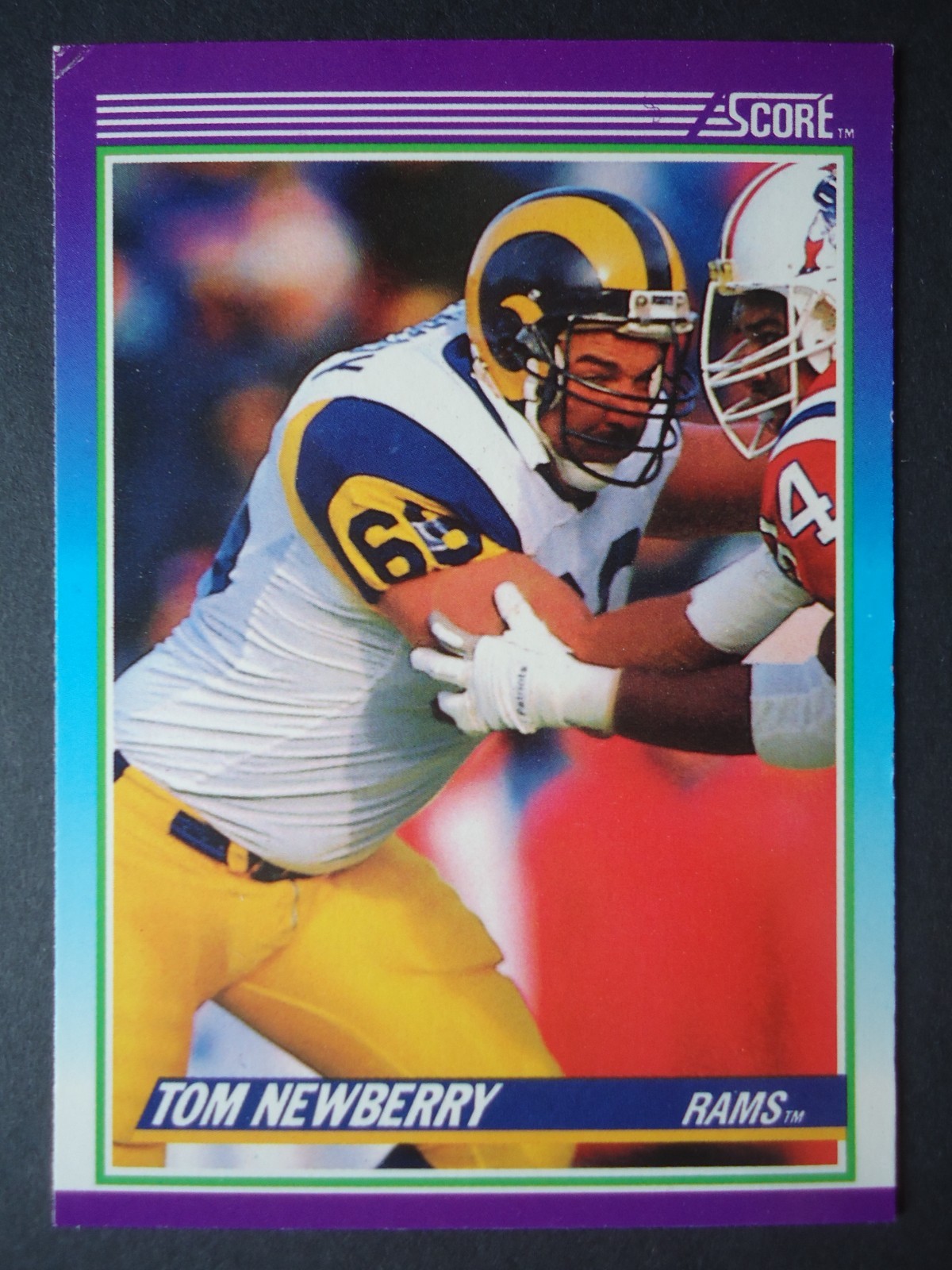 NFL 192 Tom Newberry Los Angeles Rams Score 1990 (6,4 x 8,9) | eBay