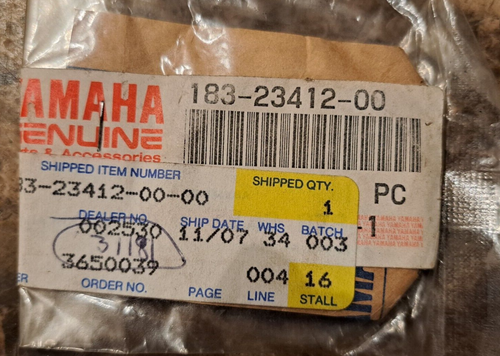 GENUINE YAMAHA OEM 183-23412-00-00 BALL RACE XS RD TR TZ VX VIRAGO YX ...