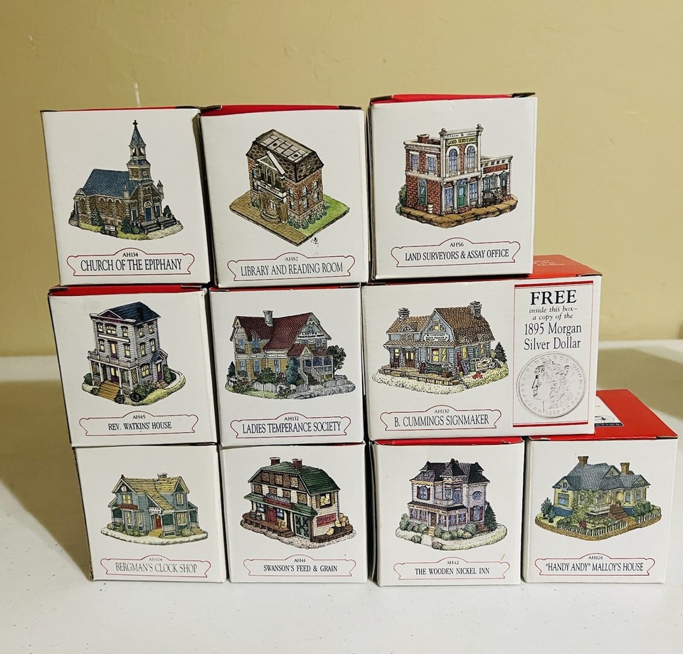 Vintage Collectible Liberty Falls Americana Collection Buildings Scenes ...