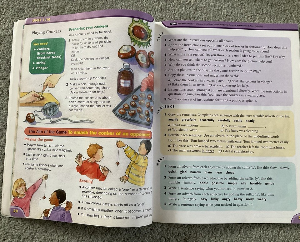 2 X Lett’s Literacy Books Key Stage 2 Year 4 Reading Comprehension ...