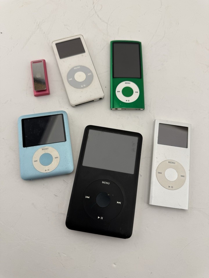 Apple iPod Job Lot Classic Nano Mini Mixed Models Various Colours ...