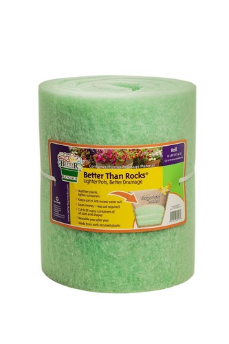Better Than Rocks® - Planter Drainage Material - 16"x96" Jumbo - Cut to ...