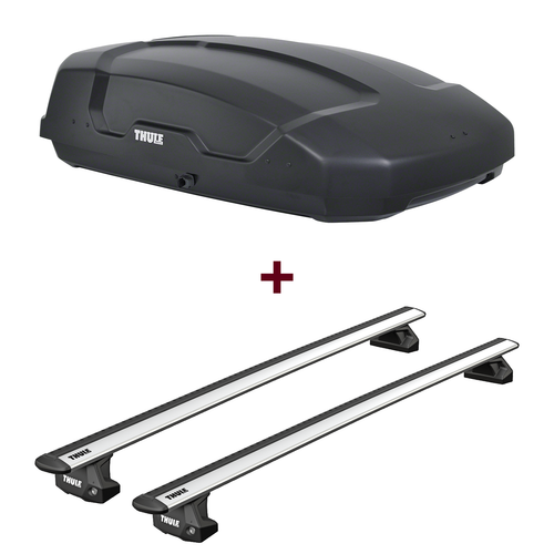 Dachbox Thule Force XT S + Dachträger Thule für VW ID. Buzz Cargo Typ ...
