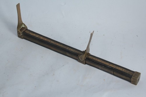 Pedimetro strumento ottone misura piedi calzolaio (59382) | eBay