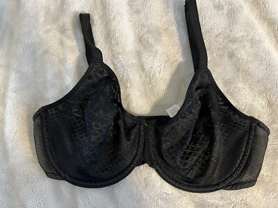 Wacoal Black Visual Effects Minimizer Underwire Unlined Bra #857210 ...