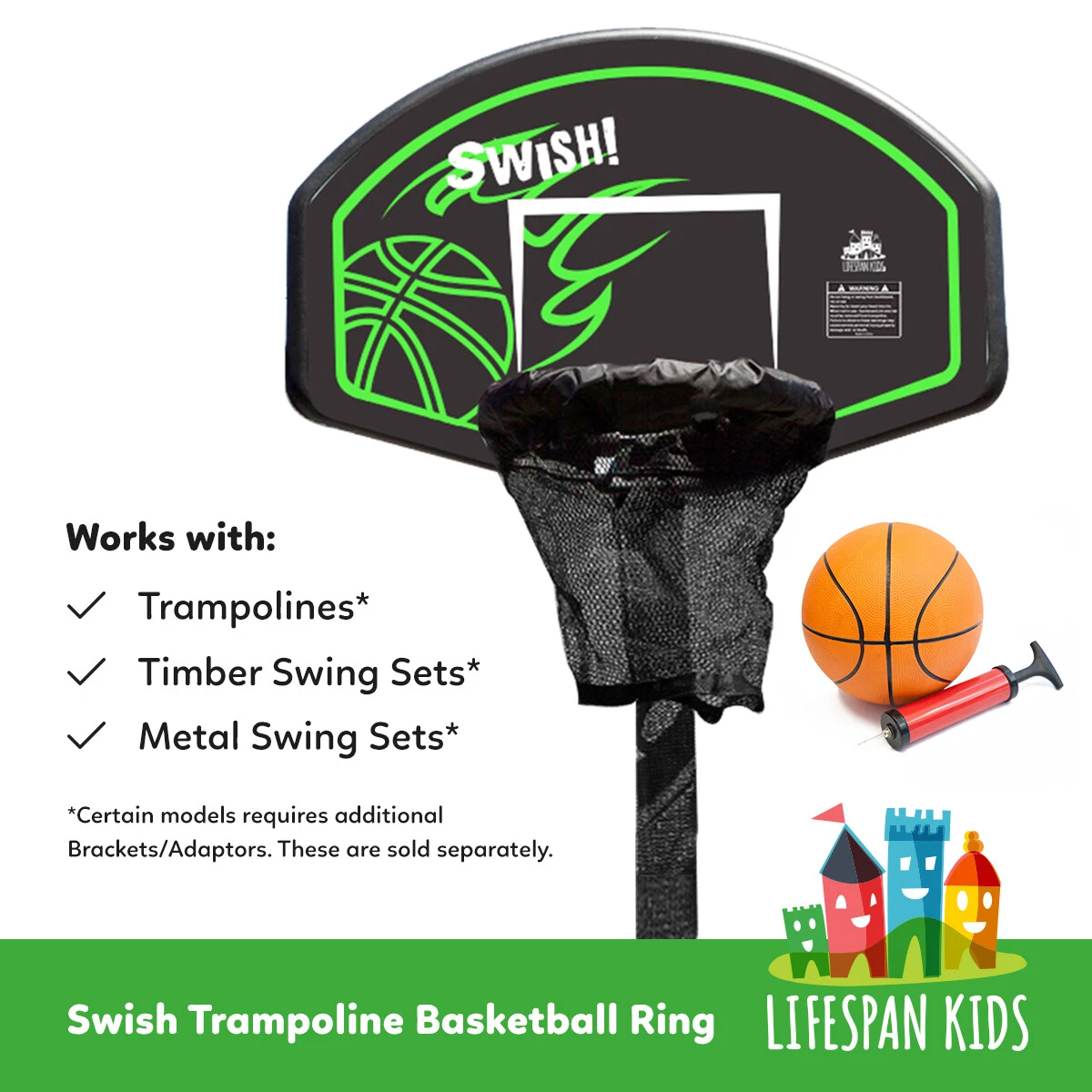 Basketball Hoop And Ball Swish