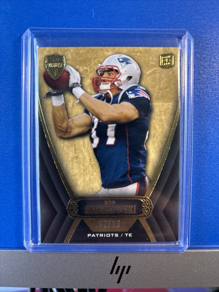 2010 Topps Supreme Rob Gronkowski Rookie Card /25 PATRIOTS GOAT TE ...