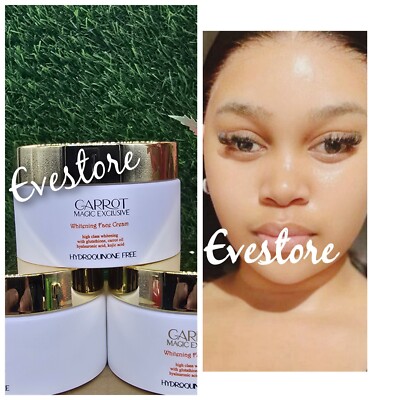 X 1 Carrot Magic Exclusive Whitening Face Cream. | eBay