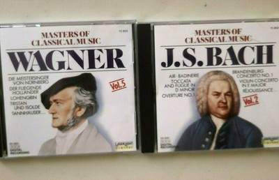 MASTERS OF CLASSICAL MUSIC 2-CD LOT~J.S. BACH & WAGNER~ Very Good | eBay