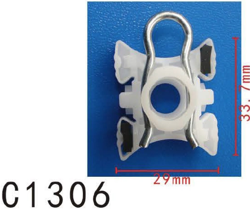 10Pcs Fit BMW Window Regulator Sliding Pivot Clips 51321938884 by ...