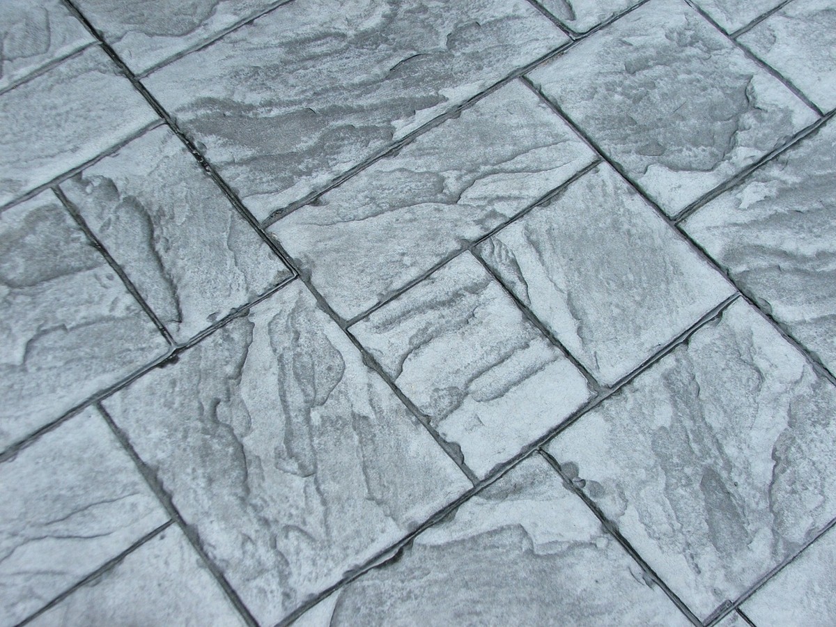 Concrete Ashlar Pattern Ashlar Concrete Stamp. Slate Cement Texture