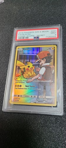 Pokémon TCG Pikachu Sun & Moon - Cosmic Eclipse 241/236 Holo Secret ...