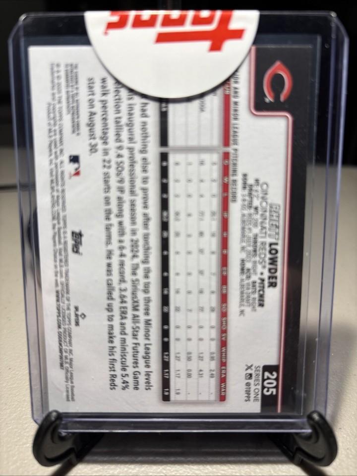 flagship real one autograph card rhett lowder reds | eBay