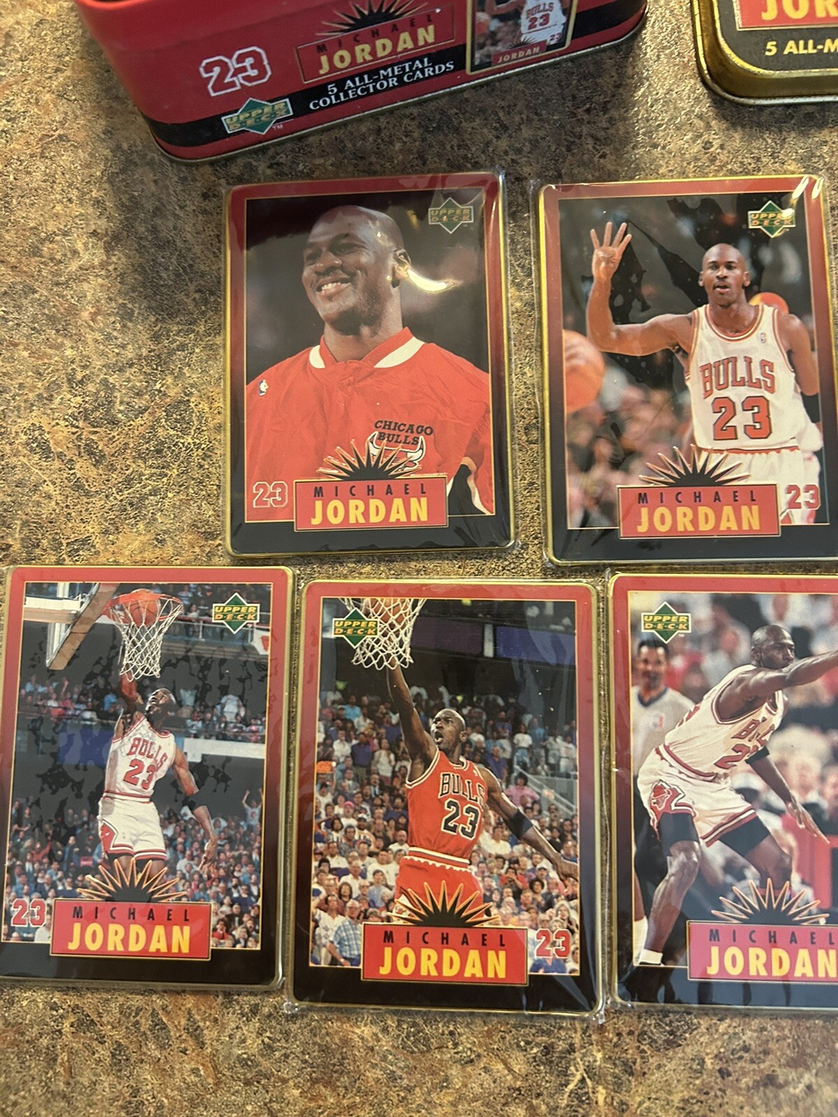 Upper deck Michael Jordan 5 All Metal Collector cards | eBay
