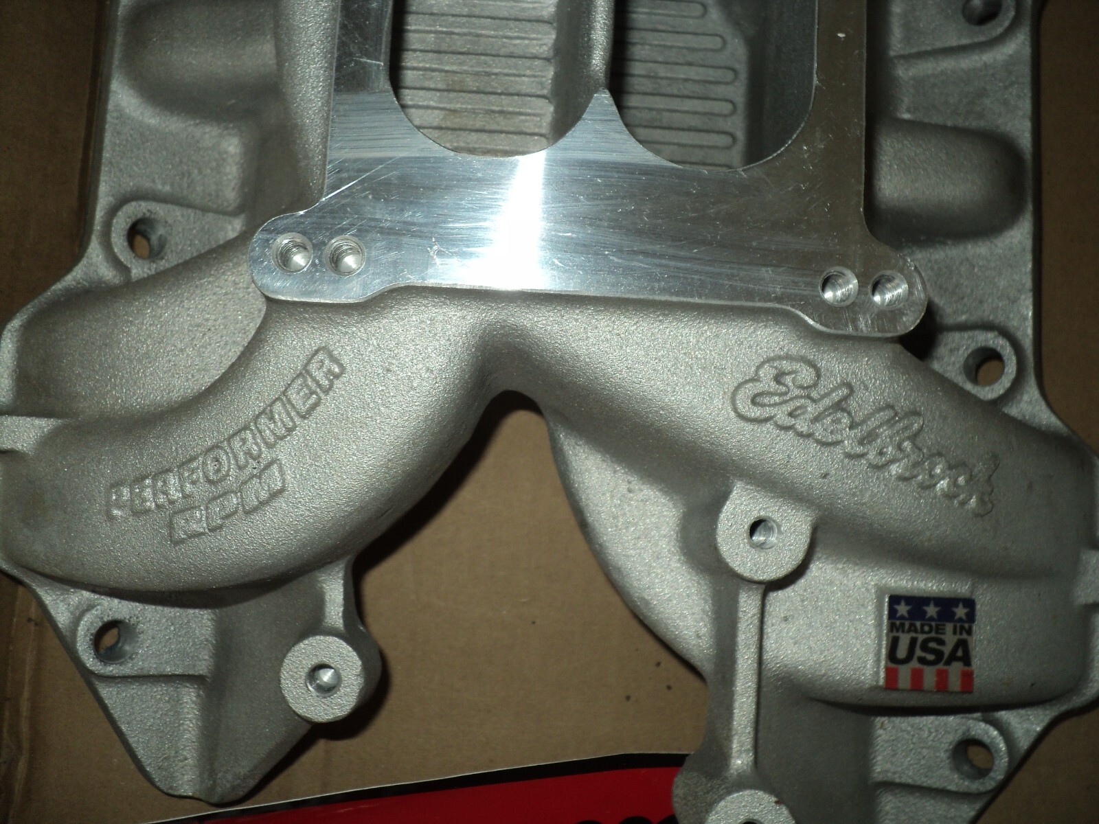 MOPAR EDELBROCK 440 PERFORMER RPM ALUM. INTAKE,CUDA,CHALLENGER,CHARGER ...