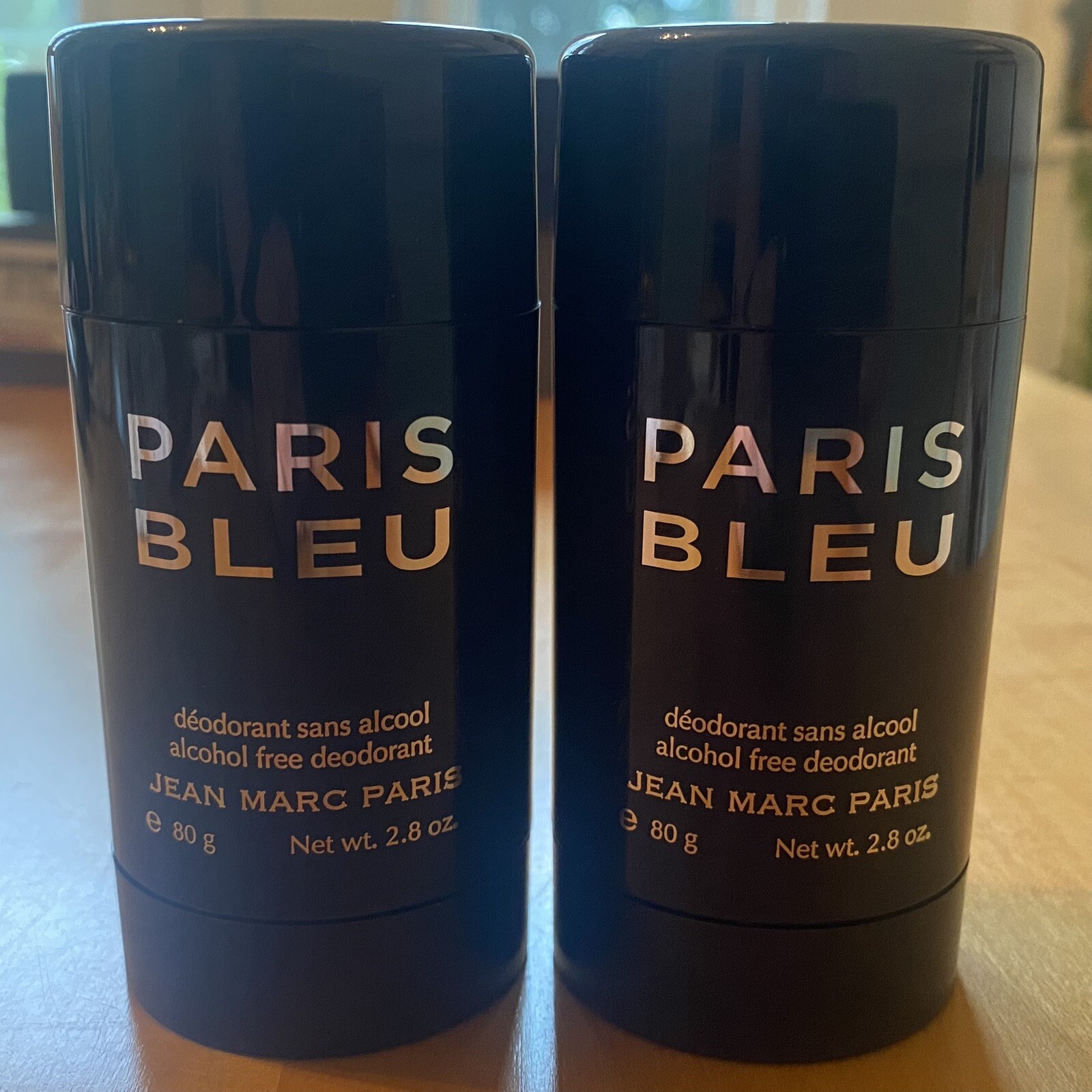 2 x Jean Marc Paris Men's PARIS BLEU Deodorant Solid 2.8 OZ / 80 g DUO ...