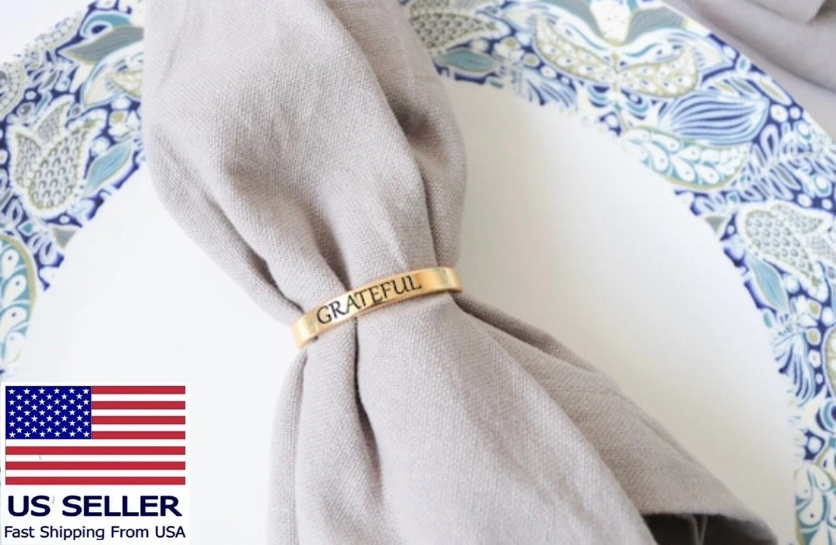 Engraved Napkin Rings