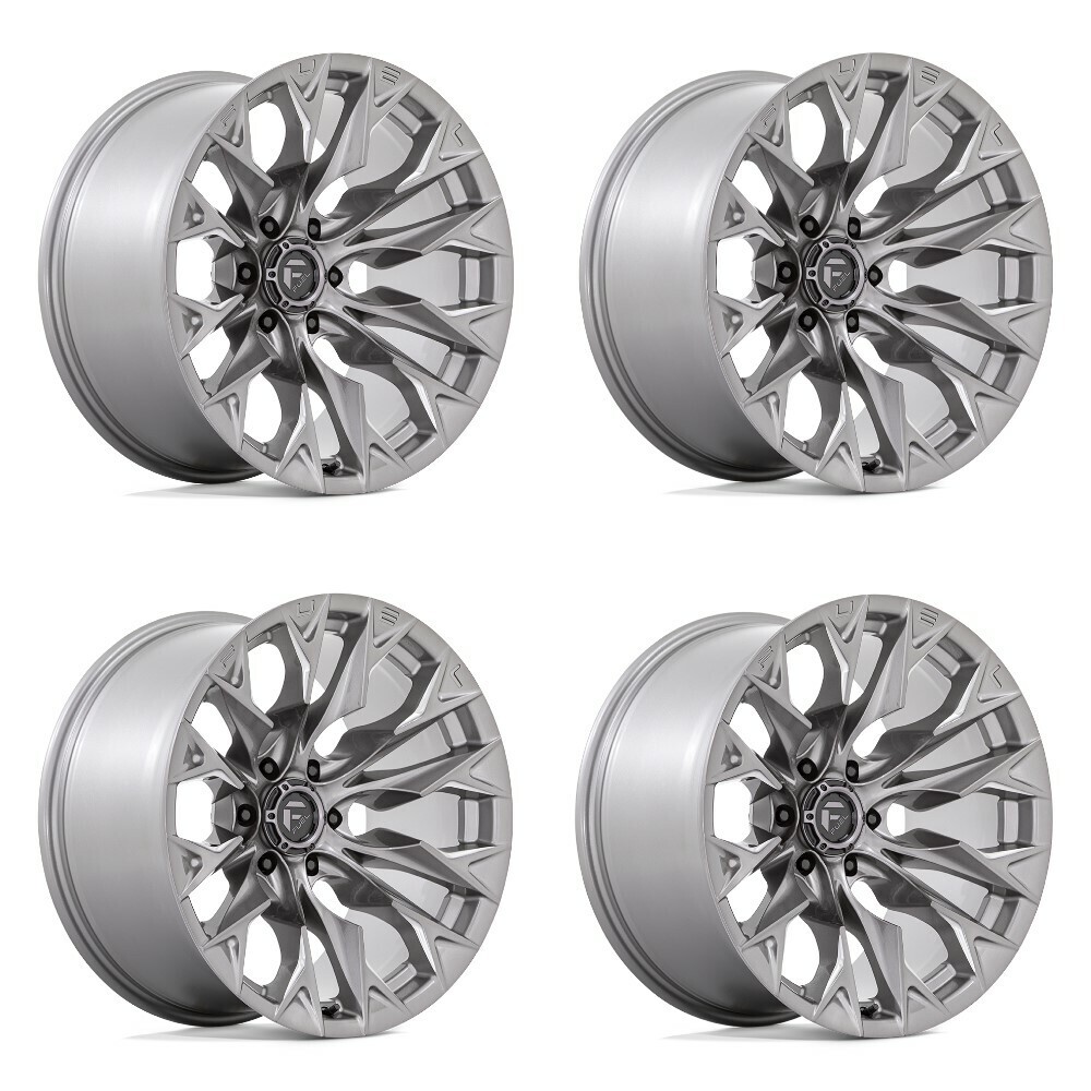 Set 4 Fuel D806 Flame 20x9 6x135 Platinum Wheels 20" 1mm Rims | eBay