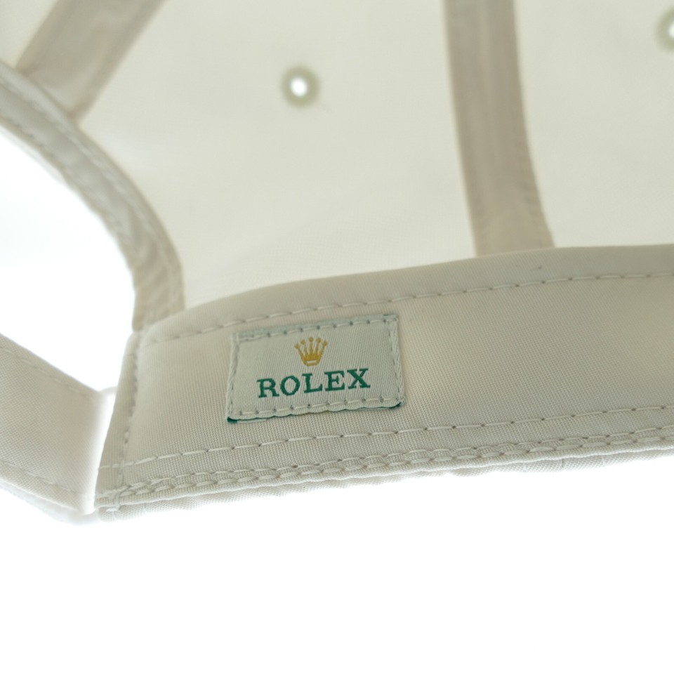 ROLEX AUTHENTIC WHITE BASEBALL STYLE HAT ADJUSTABLE SIZE BRAND NEW | eBay