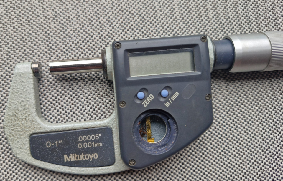 Mitutoyo Digital Micrometer 0-25mm 0-1 Inch 293-812 Precision Engineering Tool | eBay UK