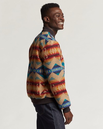 PENDLETON Wool Western Wear / Aztec Bomber Jacket (Sz XL) | eBay