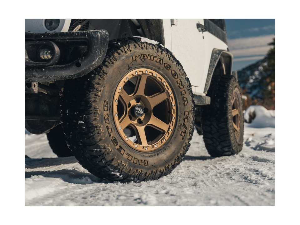 RockTrix RT112 17 inch Wheel Compatible with Jeep Wrangler JK JL 17x9 ...