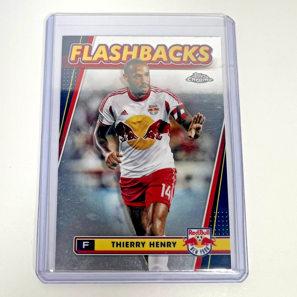 2024 Topps Chrome MLS Flashbacks Thierry Henry #14 New York Red Bulls ...