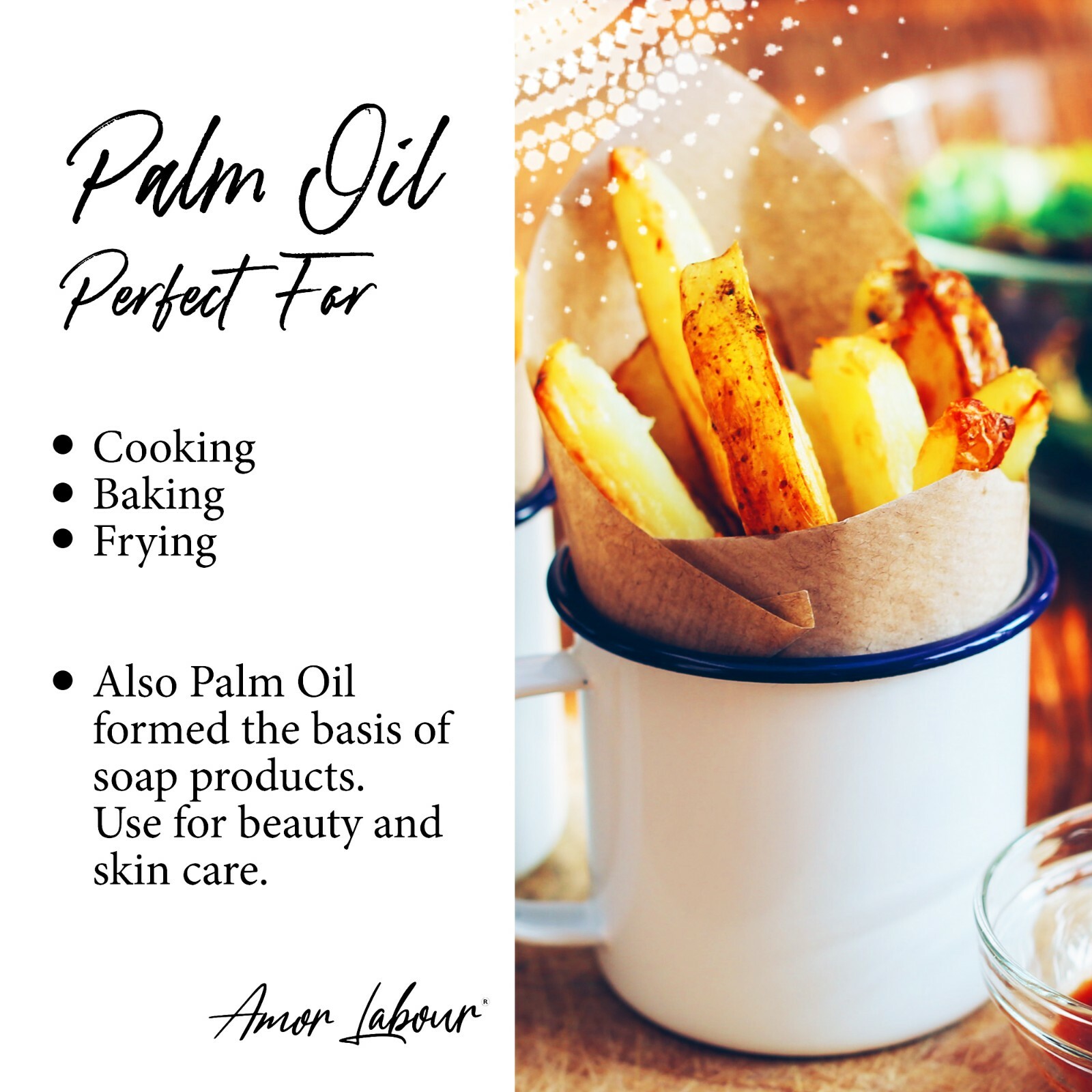 Natural Palm Oil Palmöl Palmfett Raffiniert Kochen / Backen 6erPack ...