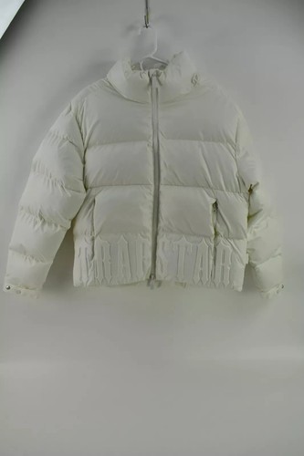 Trapstar Womens Irongate Embossed Puffer Jacket Matte Off White Size M ...