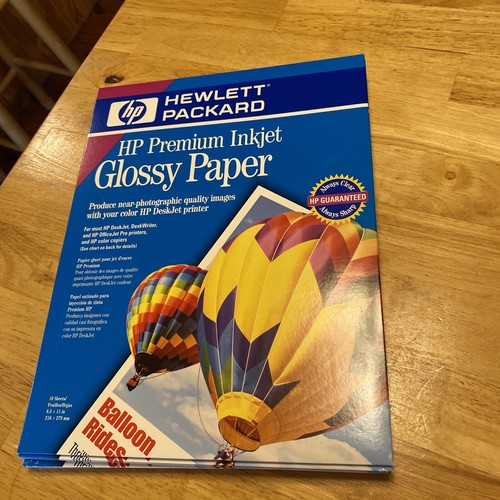 HP Premium Inkjet Glossy Paper Lot Vintage New This Is For 9 Packs Of ...